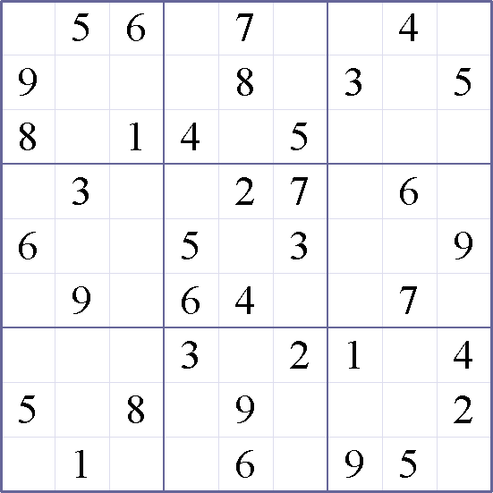 Sudoku Weekly - Free Online Printable Sudoku Games! 9x9 easy Puzzle