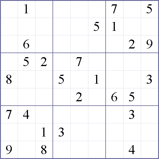 Sudoku Weekly - Free Online Printable Sudoku Games! 9x9 hard Puzzle